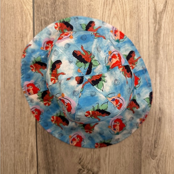 Disney | Accessories | Disney Princess Ariel And Moana Character Bucket ...